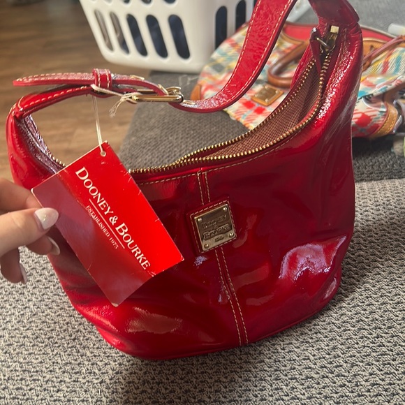 Dooney & Bourke | Bags | Dooney Bourke Red Handbag | Poshmark